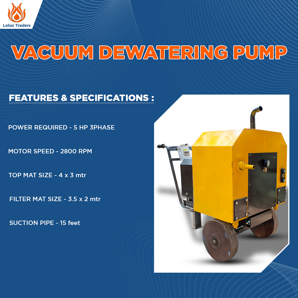 #1 Best Vacuum Dewatering Pump - Lotus Traders